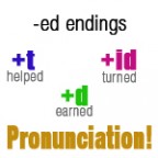 Pronouncing -ed endings, rules for -d, -t and -id sounds - English ...